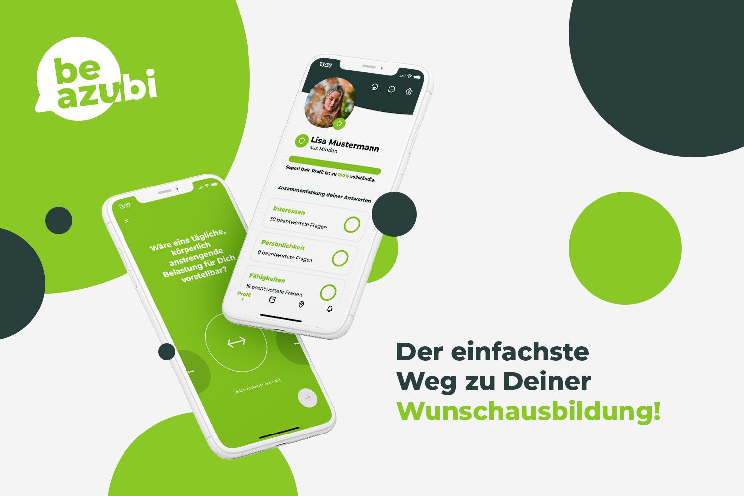 beAzubi für Schüler:innen & Ausbildungssuchende